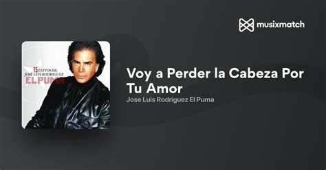 Letra De Jose Luis Rodriguez El Puma Voy A Perder La Cabeza Por Tu