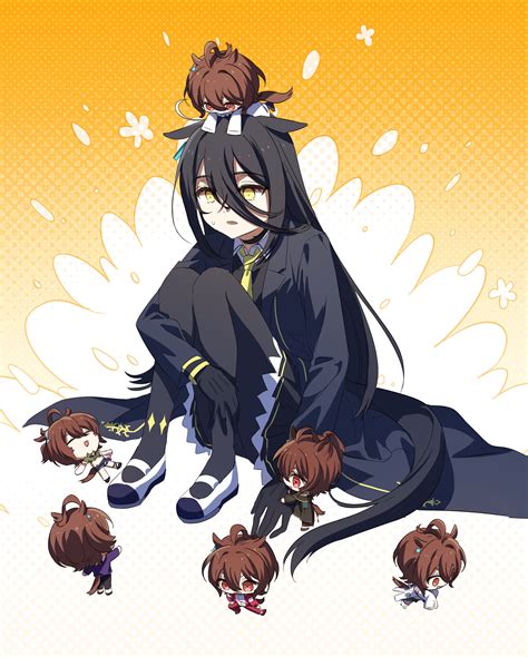 Agnes Tachyon Manhattan Cafe Agnes Tachyon And Agnes Tachyon Umamusume Drawn By Ducksal