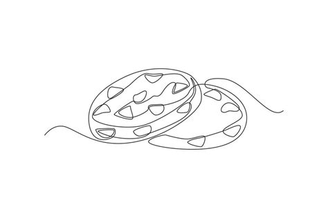 Cookies Line Art Vector Art Icons And Graphics For Free Download