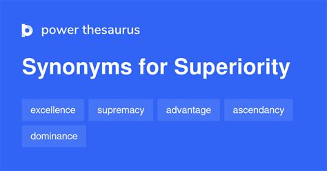 Superiority Synonyms 1 679 Similar Words And Phrases