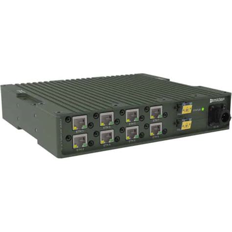 Esw1100 Series Rack Mounted Switch Rugged Gigabit Ethernet Switch With Fiber And Poe Options