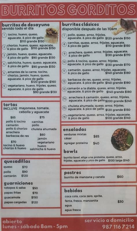 Burritos Gorditos Cozumel Restaurant Happycow