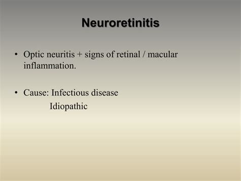 Optic Nerve And Its Disorders Pptx
