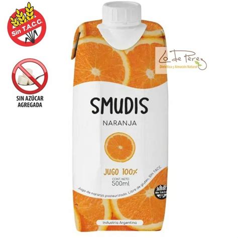 Jugo De Naranja X 500ml Smudis