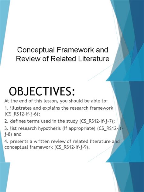Conceptual Framework And Review Of Related Literature Pdf
