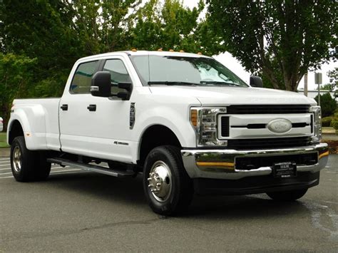 2019 Ford F 350 Super Duty Crew Cab Dually 4x4 67l Diesel Clean