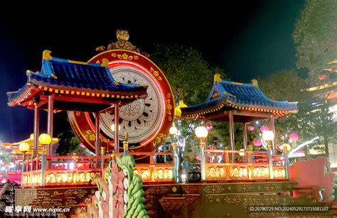 大唐不夜城摄影图建筑景观自然景观摄影图库昵图网