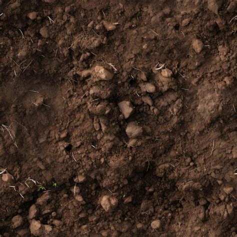 Premium Ai Image Seamless Soil Texture