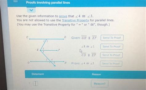 Solved Use The Given Information To Prove That ∠4≅∠3 You