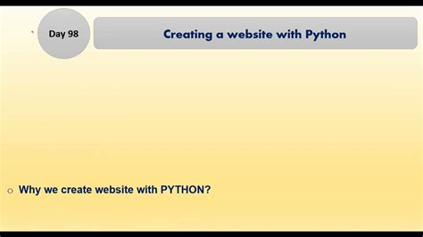 2023 99 Days Complete Python Programming Course Day 9899 Youtube