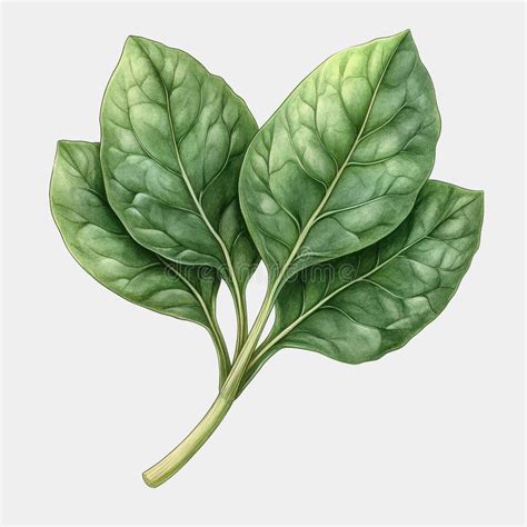 Fresh Green Spinach Leaves With Vibrant Texture And Detail Perfect For