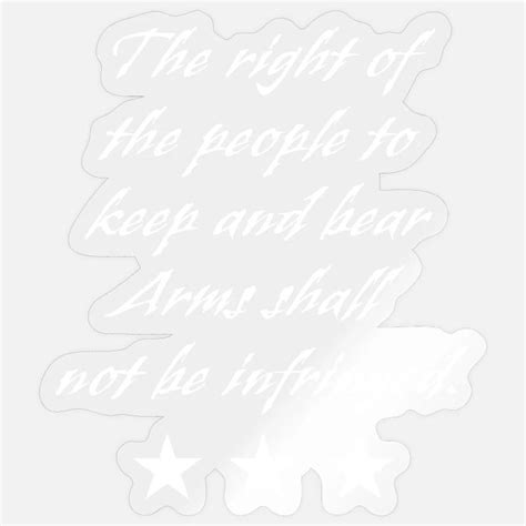 Ammendment Stickers Unique Designs Spreadshirt