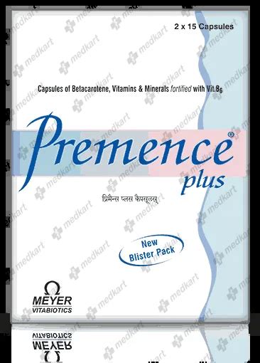 Premence Plus Capsule 15s Price Uses Side Effects And Substitutes