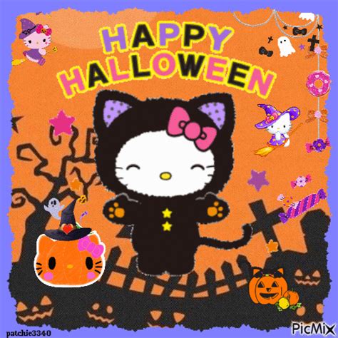 Happy Halloween Hello Kitty Free Animated  Picmix