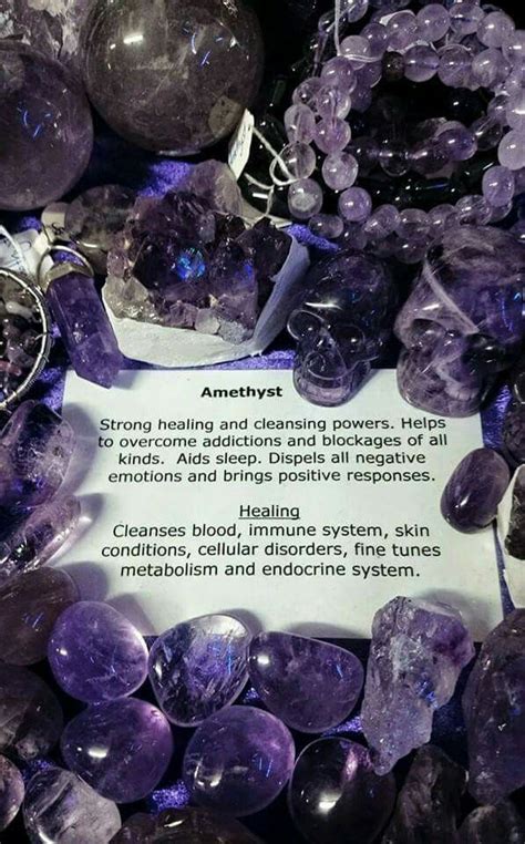 Pin On ⚕《ℋealing》⚕ Crystals Healing Properties Amethyst Crystals