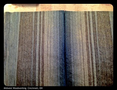 12 Wide Book Matched German Bog Oak Veneer Flitch Woodworking