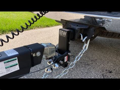 Review Of The Bandw Tow And Stow Drop Hitch Youtube