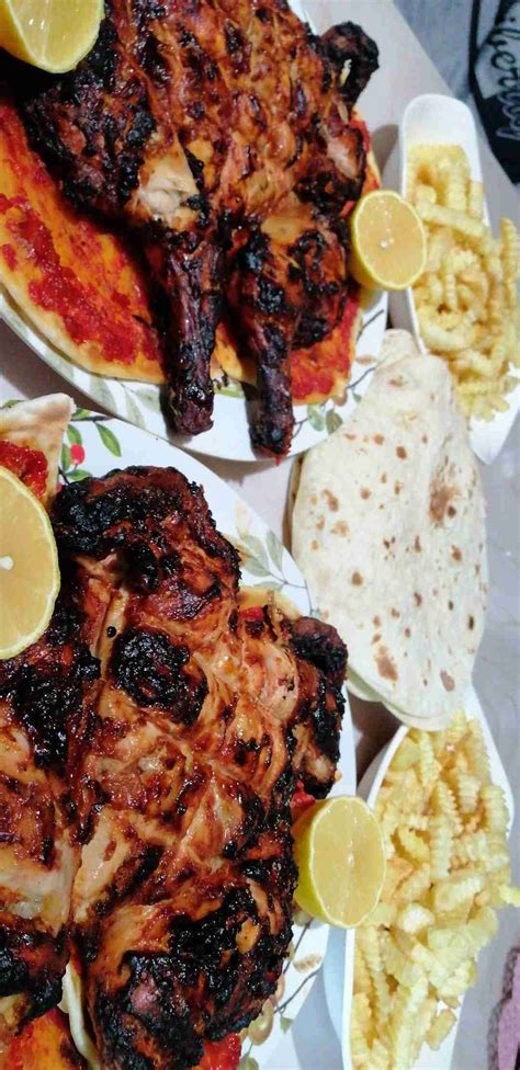 جاج مشوي بالشبك بالفرن وصفة زاكية