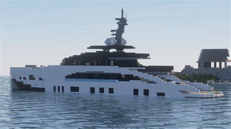 Minecraft Yacht Blueprints Megayacht Minecraft Maps With Downloadable