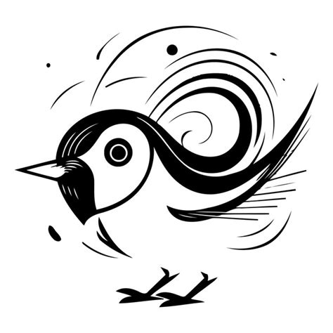 Premium Vector Titmouse Vector Illustration Isolated On White Background