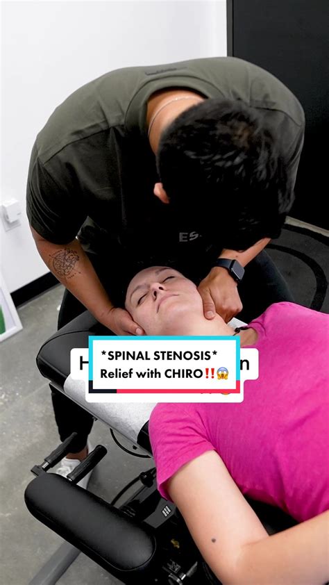 Spinal Stenosis Relief With Chiropractic‼️😱 Chiropractic Care Can