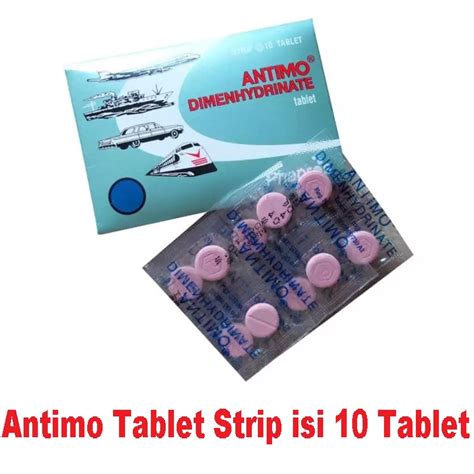 Jual Antimo Tablet Strip Isi 10 Tablet Pb Shopee Indonesia