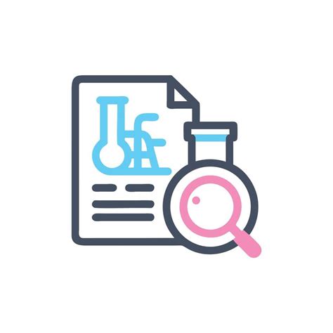 Scientific Data Analysis Concept Represented With Visual Icon Elements