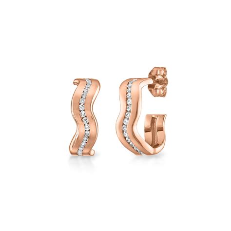 Capri Small Pave Hoops