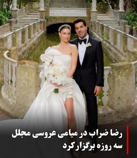 بالاترین ازدواج دوباره رضا ضراب همسر سابق ابرو گوندش و شریک تجاری بابک زنجانی عکس