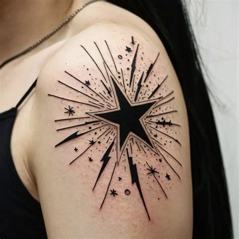 Shoulder Star Tattoos Meaning Significance And 85 Designs Hbtat2