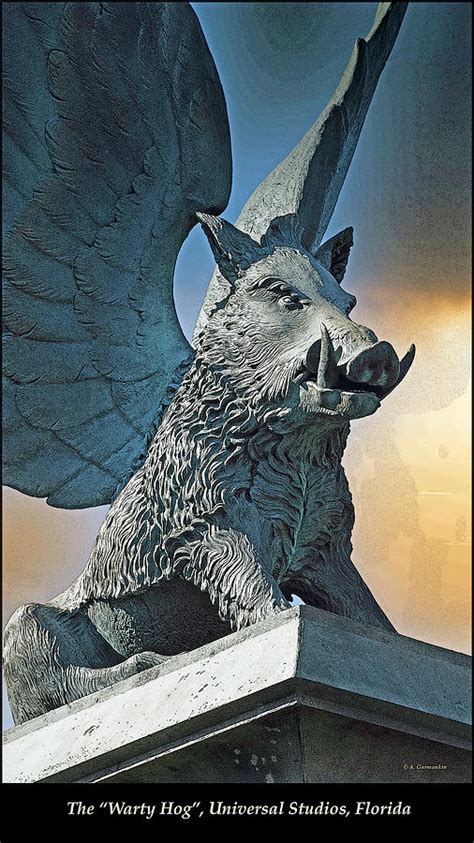 Warty Hog Sculpture Hogwarts Mascot Harry Potter Stories Univ