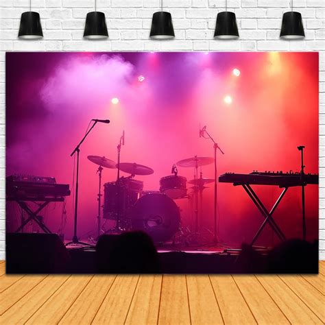 Concert Stage Backdrop Band Performance Lighting Backdrop Uk Csh5 152