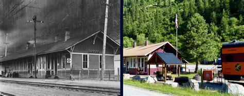 Historic Avery Idaho Train Depot Historic Avery Train Depot