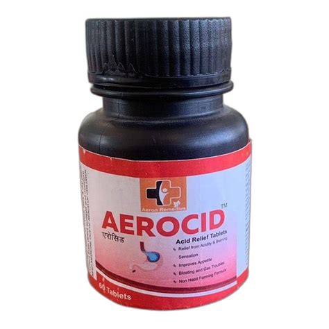Aerocid Acid Relief Tablets 60 Tablet At ₹ 175box In Kala Amb Id