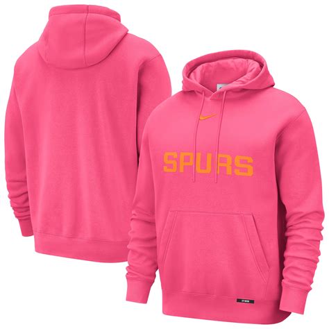 Mens Nike Pink San Antonio Spurs 2025 26 City Edition Essential Logo