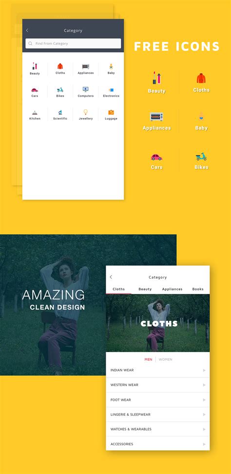 shoppy ecommerce ui kit behance