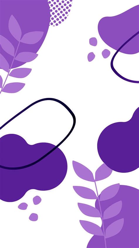 Purple Minimalist Aesthetic Wallpaper
