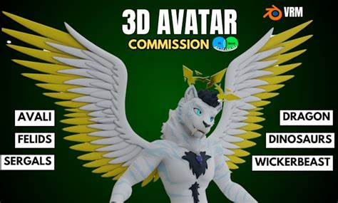 Do Custom Vrchat Avatar 3d Vtuber Model Protogen Mechas Robot Nsfw
