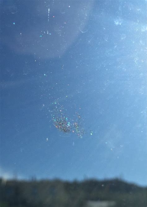 Theres Bug Splatter On My Windshield That Looks Like Glitter Mildlyinteresting