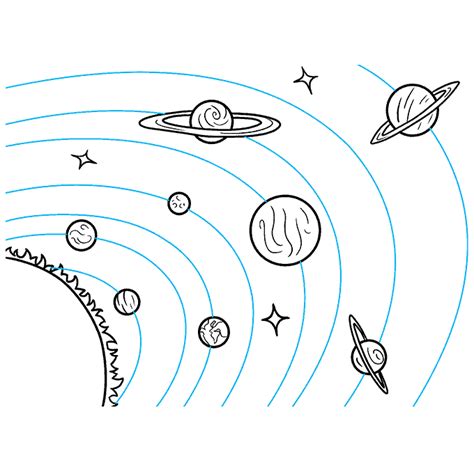 Solar System Diagram Fill In Name The Planets Worksheet