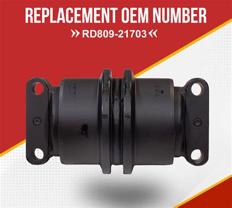 Forged Rd809 21703 Bottom Roller Track For Kubota Kx080 3 Kx080 3t