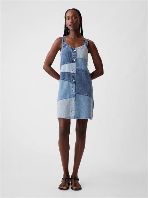 Patchy Denim Dress Dresses Images 2025