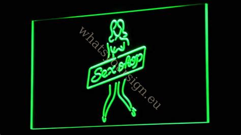Sex Shop Girl Led Neon Light Sign Display Youtube