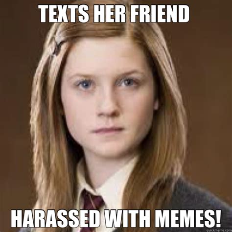 Ginny Weasley Memes Quickmeme