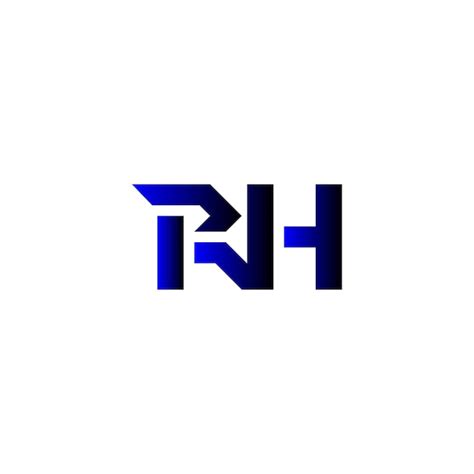 Premium Vector Creative Rh Logo Design