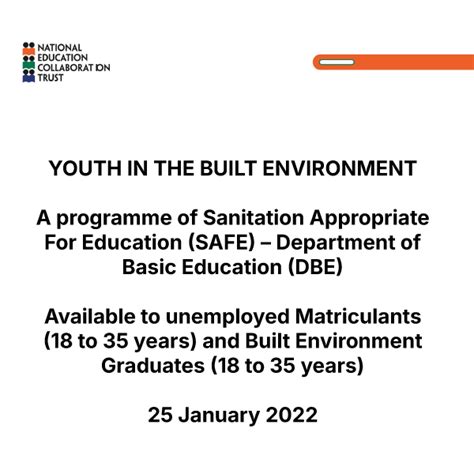 Youth In The Built Environment National Education Collaboration
