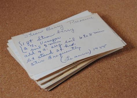 Handwritten Recipe Cards Old Recipe Note Cards Kitchen Etsy Recipe