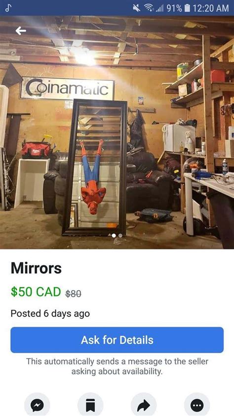 32 Hilariously Earnest Photos Of People Trying To Sell Mirrors
