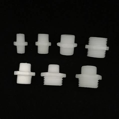 5pcs 18 14 38 12 Plastic Pipe Hose Connectors Flexible Plastic