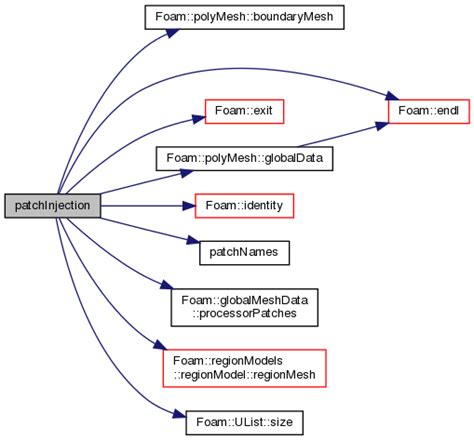 Openfoam Patchinjection Class Reference